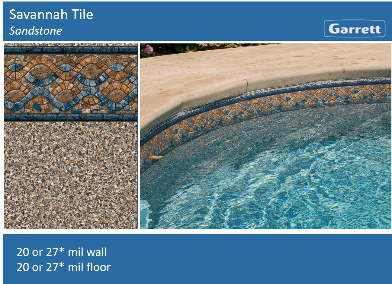 In Ground Pool Liner Patterns | Garrett